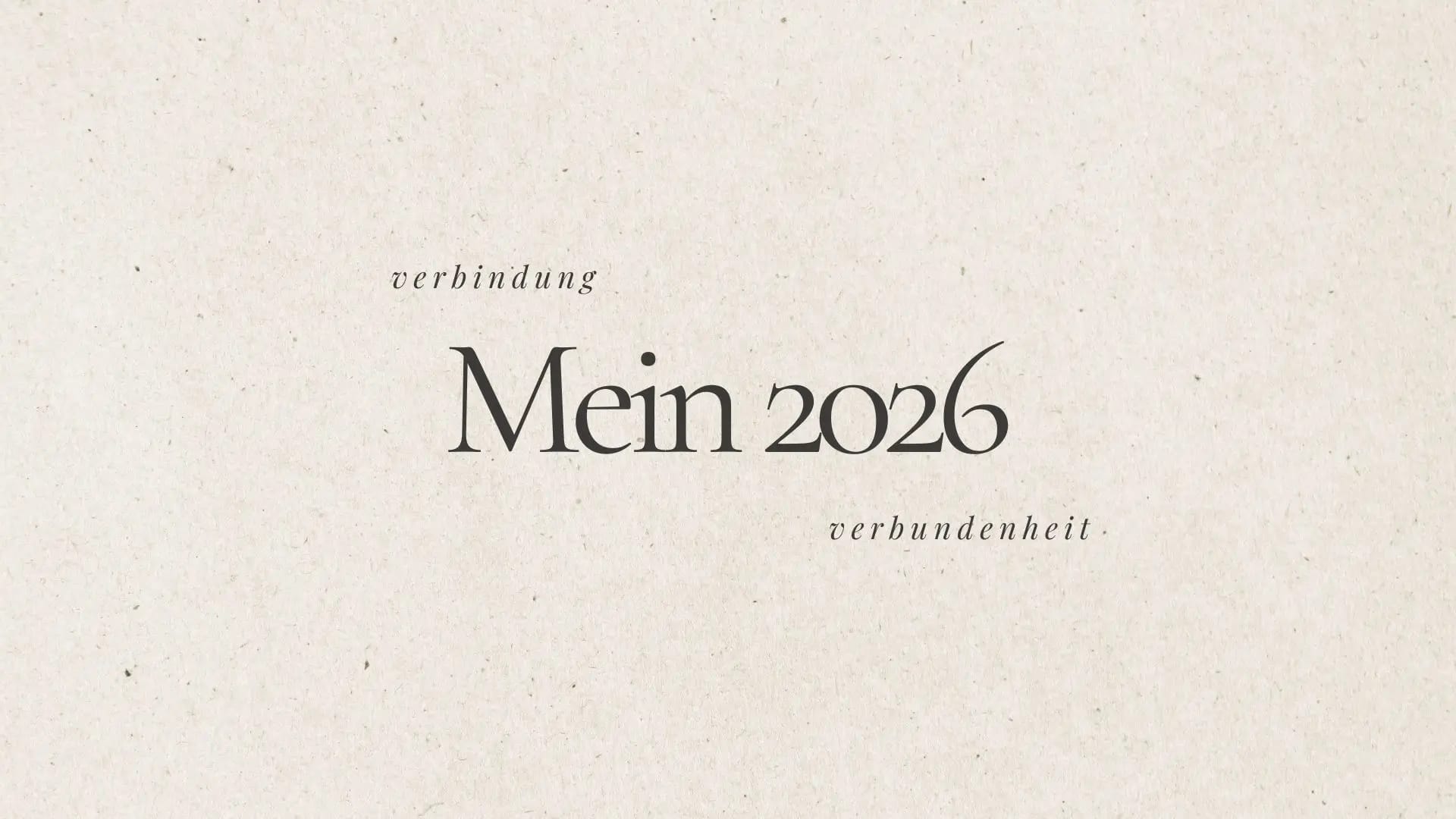 Mein 2026: kein Ziel, nur ein Nordstern